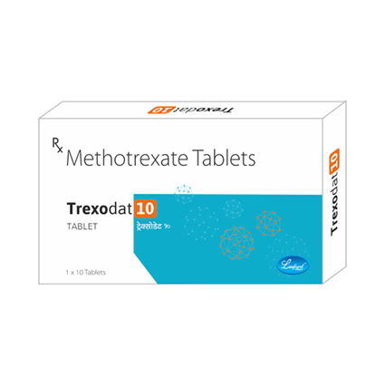Anti Rheumatic Drugs In India - Trexodat 10